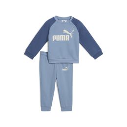Puma Jungen Jogginganzug "Minicats Essentials Raglan Crew Set Kinder", blau, Gr. 92, Obermaterial: 32% Polyester, 68% Baumwolle; Rippe: 97%