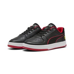 Puma Kinder Sneaker "Scuderia Ferrari Caven 2.0 Sneakers Jugendliche", Gr. 39, schwarz, Obermaterial: Synthetik, Leder; Futter: Textil; Innensohle: