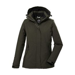 Killtec Damen Outdoorjacke "KOW 37 WMN JCKT", gr&uuml;n, Gr. 48, Oberstoff: 100% Polyester, Futter: 100% Polyester, Wattierung: 100% Polyester, Jacken,