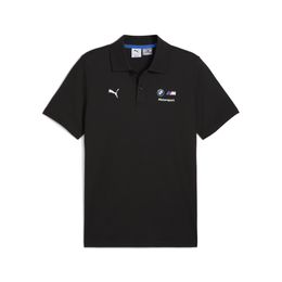 Puma Herren Poloshirt "BMW M Motorsport Jacquard Polo Herren", schwarz, Gr. M, clean, Obermaterial: 29% Polyester, 71% Baumwolle; Kragen: 100%