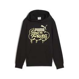 Puma Jungen Hoodie "MID90s Hoodie Jungen", schwarz, Gr. 140, Obermaterial: 32% Polyester, 68% Baumwolle; Rippe: 97% Baumwolle, 3% Elasthan,
