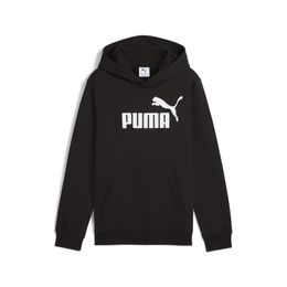 Puma Jungen Hoodie "ESS No. 1 Logo Fleece-Hoodie Jungen", schwarz, Gr. 128, Obermaterial: 34% Polyester, 66% Baumwolle; Kapuzenfutter: 100%