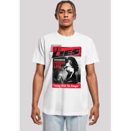 F4NT4STIC Damen T-Shirt "Guns N' Roses Lies", wei&szlig;, Gr. S, Obermaterial: 100% Baumwolle, Shirts, Streetwear Fashion
