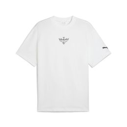Puma Herren Trainingsshirt "Melo Alwayz On 1 Basketballshirt Herren", wei&szlig;, Gr. M, clean, Obermaterial: 100% Baumwolle; Rippe: 70% Baumwolle, 30%