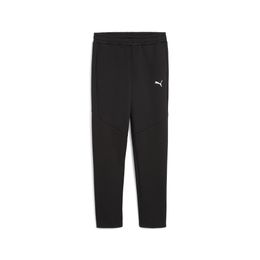Puma M&auml;dchen Sporthose "Evostripe Hose Jungen", schwarz, Gr. 116, unifarben, Obermaterial: 23% Polyester, 77% Baumwolle; Einsatz: 20% Polyester, 80%