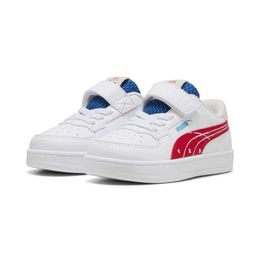Sneaker Puma "Caven 2.0 Run Fun Sneakers Kinder", Kinder, Gr. 20, weiß for all time rot tropical blau, Obermaterial: Synthetik, Textil; Futter: Textil; Laufsohle: Gummi, Schuhe