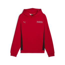 Puma Herren Hoodie "Scuderia Ferrari Lifestyle Hoodie Herren", rot, Gr. XS, Obermaterial: 67% Baumwolle, 33% Polyester; Rippe: 3% Elasthan, 97%