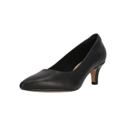 Clarks Damen Pumps "Linvale", Gr. 40, schwarz, Leder, Schuhe, im simplen Look mit Komfort-Fußbett