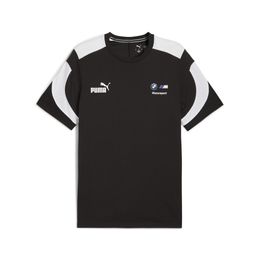 Puma Herren T-Shirt "BMW MMS MT7+ T-Shirt Herren", schwarz, Gr. M, clean, Obermaterial: 100% Baumwolle; Rippe: 71% Baumwolle, 29% Polyester; Hinterer