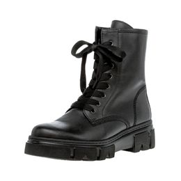 Gabor Damen Schn&uuml;rstiefelette "Gabor Stiefelette Leder", Gr. 39, schwarz, Leder, Schuhe