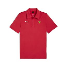 Puma Herren Poloshirt "Scuderia Ferrari Sportswear CLOUDSPUN Poloshirt Herren", rot, Gr. XL, clean, Obermaterial: 7% Elasthan, 93% Polyester, Shirts