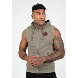 GORILLA WEAR Herren Sweatshirt, bunt, Gr. M, bedruckt, 80% Baumwolle, 20% Polyester, Sweatshirts, im &auml;rmellosen Design