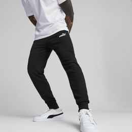 Puma Herren Trainingshose "ESS LOGO PANTS TR CL", schwarz, Gr. L, unifarben, Sweatware, Obermaterial: 68% Baumwolle, 32% Polyester, Hosen,