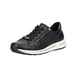 Ara Damen Sneaker "Ara Sneaker Glattleder", Gr. 39, schwarz, Glattleder, Schuhe