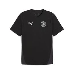 Puma Damen Trainingsshirt "Manchester City Trainingstrikot Herren", schwarz, Gr. XS, Obermaterial: 100% Polyester, Shirts