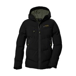 Killtec Jungen Steppjacke "KOW 374 BYS QLTD JCKT", schwarz, Gr. 152, Oberstoff: 100% Polyester, Futter: 100% Polyester, Wattierung: 100% Polyester,