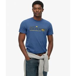 Superdry Herren L&auml;ssiges Outdoor Scene T-shirt Blue - Gr&ouml;&szlig;e: S 10404055032622AY001