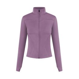 Smilodox Slim Fit Trainingsjacke Fleece Damen Gr&ouml;&szlig;e M lila