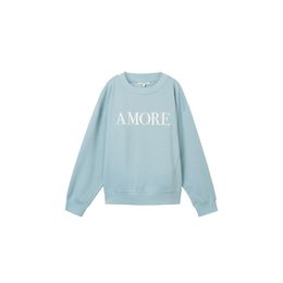 Tom Tailor Denim Sweatshirt Damen Gr&ouml;&szlig;e L hellblau