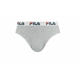 Fila Slip Herren Gr&ouml;&szlig;e M grau / schwarz / wei&szlig;