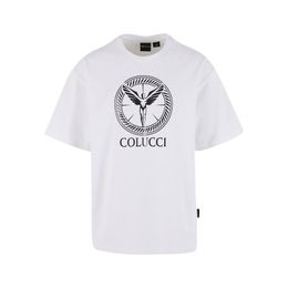 Colucci T-Shirt 'Ikarus' Herren Gr&ouml;&szlig;e L grau / schwarz / wei&szlig;