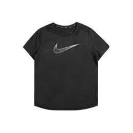 Nike Funktionsshirt 'One' M&auml;dchen Gr&ouml;&szlig;e 128/138 schwarz / wei&szlig;
