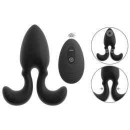 Vibro-Analplug mit Fernbedienung