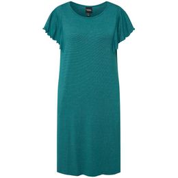 Ulla Popken Kleid Damen Gr&ouml;&szlig;e 58/60 gr&uuml;n Winterkleid