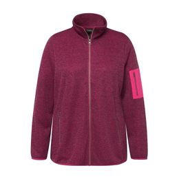 Ulla Popken Fleecejacke Damen Gr&ouml;&szlig;e XXL/XXXL pinkmeliert
