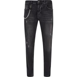 2Y Premium Jeans Herren Größe 30 schwarz