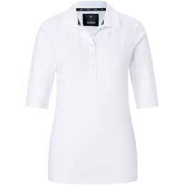 JOOP! - Polo-Shirt mit 1/2-Arm, weiss, Gr. 46 / L - Baumwolle