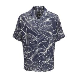 Only & Sons Only & Sons Button Up Shirt 'Palo' male Blue size XS