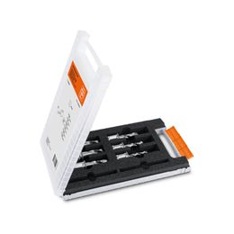 Fein HSS Spiralbohrer-Set mit 3/4 in Weldon-Aufnahme (63111018020)