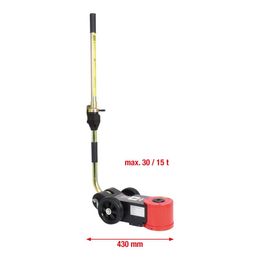 KS Tools Lufthydraulischer Wagenheber 30 t / 15 t (160.0739)