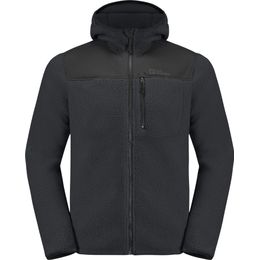 Jack Wolfskin Kammweg Pile Herren Trekking-Fleecejacke schwarz L - Herrenjacken