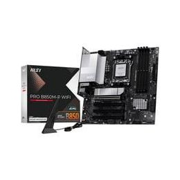 MSI PRO B850M-P WIFI, Mainboard schwarz/silber