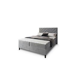 MASSENO Boxbett mit Bettkasten grau Ma&szlig;e (cm): B: 140 H: 98 &raquo; M&ouml;bel Kraft