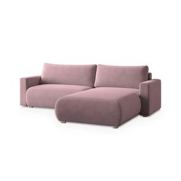 MASSENO Ecksofa mit Schlaffunktion Turin lila/violett Maße (cm): B: 265 H: 83 Sofas > Sofas nach Material > Stoffsofas » Sofa DE