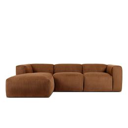 KONSIMO Ecksofa Buffo orange Ma&szlig;e (cm): B: 285 H: 73 Sofas > Sofas nach Material > Stoffsofas &raquo; Sofa DE