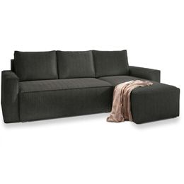 MASSENO Ecksofa mit Schlaffunktion Potaro grau Ma&szlig;e (cm): B: 230 H: 85 Sofas > Sofas nach Material > Stoffsofas &raquo; Sofa DE