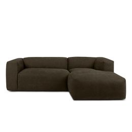 KONSIMO Ecksofa Buffo braun Ma&szlig;e (cm): B: 225 H: 73 Sofas > Sofas nach Material > Stoffsofas &raquo; Sofa DE
