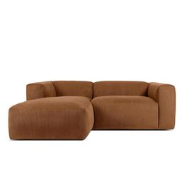 KONSIMO Ecksofa Buffo orange Ma&szlig;e (cm): B: 225 H: 73 Sofas > Sofas nach Material > Stoffsofas &raquo; Sofa DE