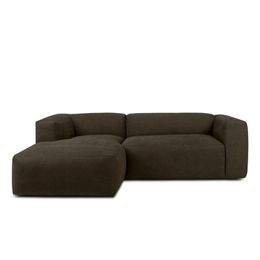 KONSIMO Ecksofa Buffo braun Ma&szlig;e (cm): B: 225 H: 73 Sofas > Sofas nach Material > Stoffsofas &raquo; Sofa DE