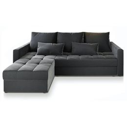 MASSENO Ecksofa mit Schlaffunktion Kos grau Maße (cm): B: 220 H: 85 Sofas > Sofas nach Material > Stoffsofas » Sofa DE