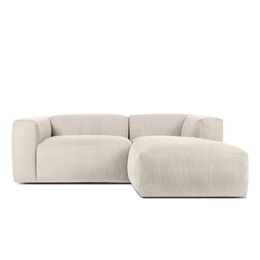 KONSIMO Ecksofa Buffo creme Ma&szlig;e (cm): B: 225 H: 73 Sofas > Sofas nach Material > Stoffsofas &raquo; Sofa DE