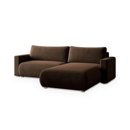 MASSENO Ecksofa mit Schlaffunktion Turin braun Ma&szlig;e (cm): B: 265 H: 83 &raquo; M&ouml;bel Kraft