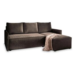 MASSENO Ecksofa mit Schlaffunktion Perusi braun Ma&szlig;e (cm): B: 206 H: 85 &raquo; M&ouml;bel Kraft