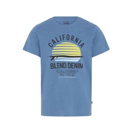 Blend T-Shirt 'Califo' Herren Gr&ouml;&szlig;e XL blau / gelb / schwarz