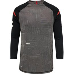 Hummel Funktionsshirt 'Pro XK Game' Herren Gr&ouml;&szlig;e XXL dunkelgrau / rot / schwarz / wei&szlig;