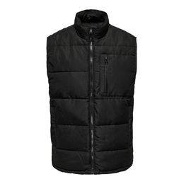 Only & Sons Only & Sons Vest 'Jake' male Black size XL